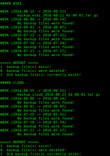 Backup script A Bash Script That Backups The Directories Specified And Manages Old Backup Files 